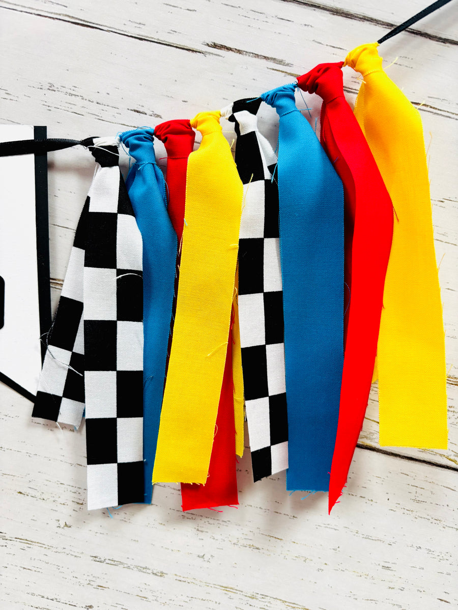 If You Ain’t First, You’re Last Custom Phrase Banner – Declan & Smith
